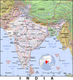 IN · India · Public domain maps by PAT, the free, open source, portable ...